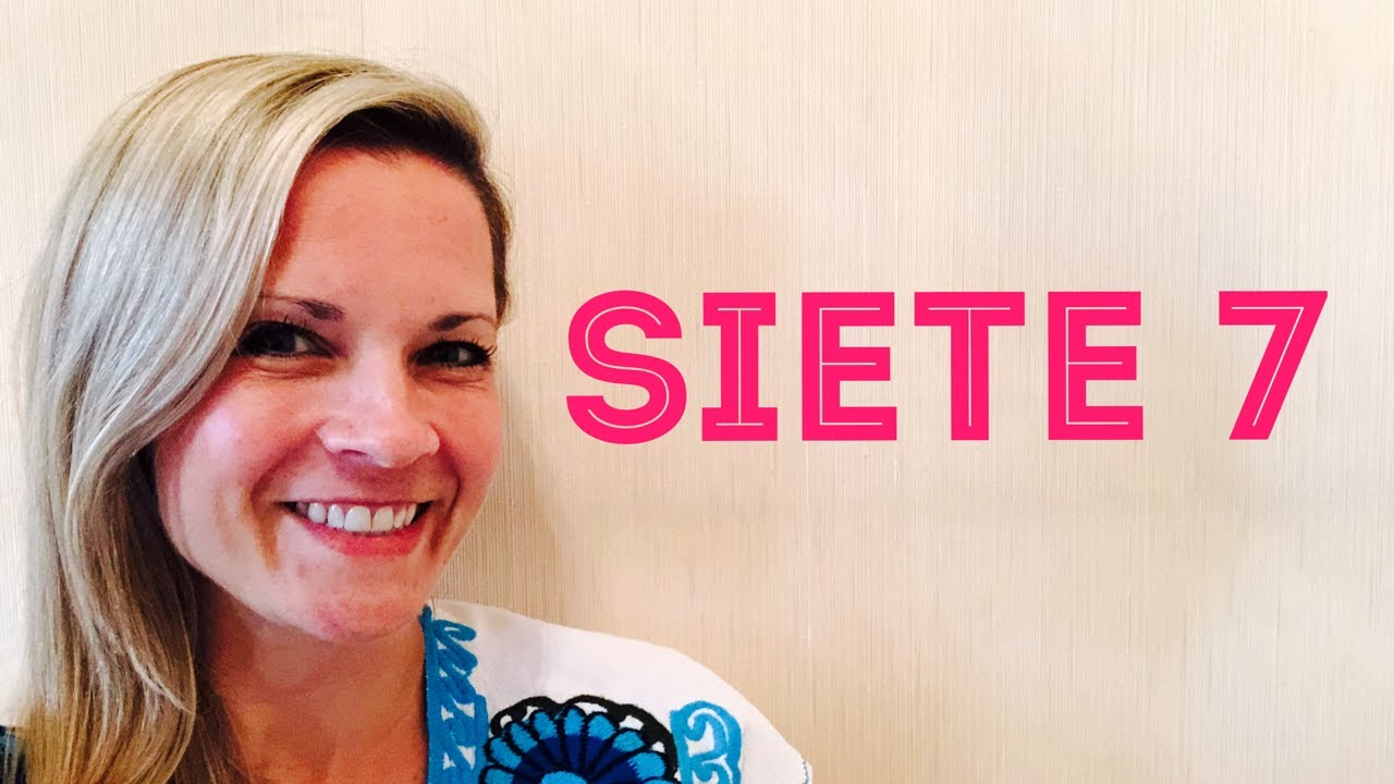 Siete - 7: Reading A to Z Easy Spanish Book for Kids - YouTube
