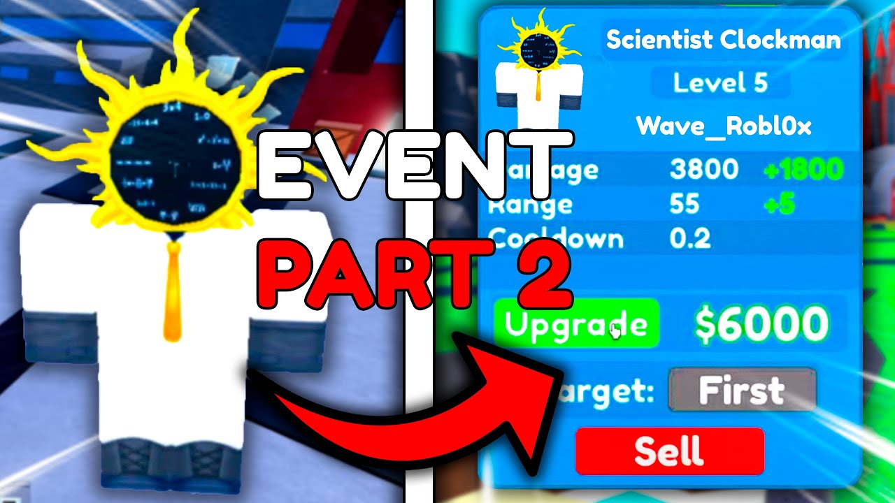 😱 New Leaks! 😲 NEW UNIT SCIENTIST CLOCKMAN! NEW EVENT PART 2 🔥 | Roblox ...