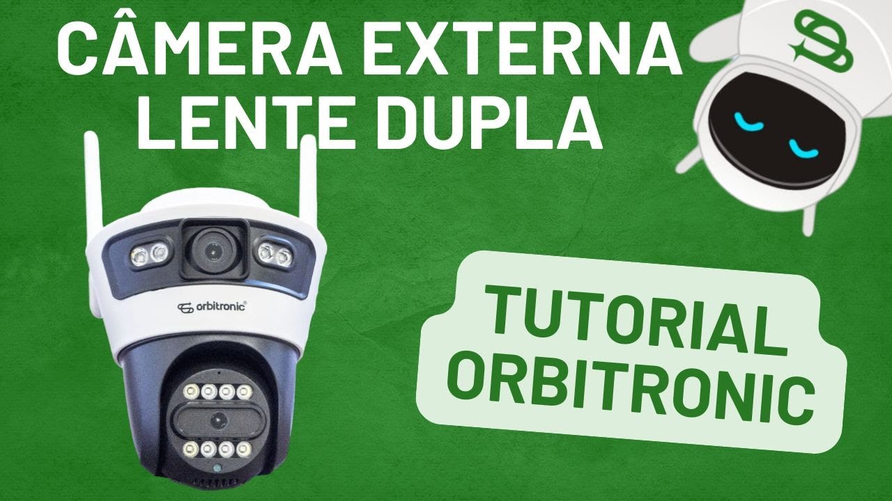 TUTORIAL câmera externa lente dupla ORBITRONIC - YooSee - YouTube