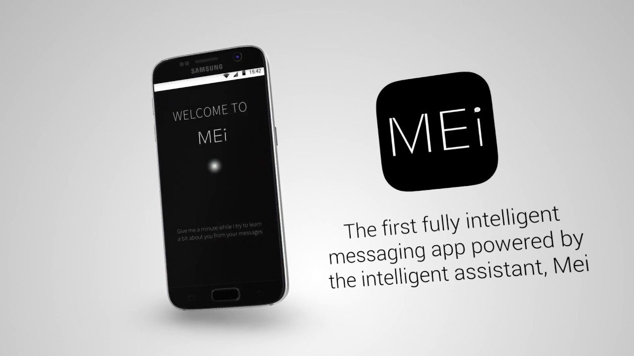 Mei: The first fully intelligent messaging app - YouTube