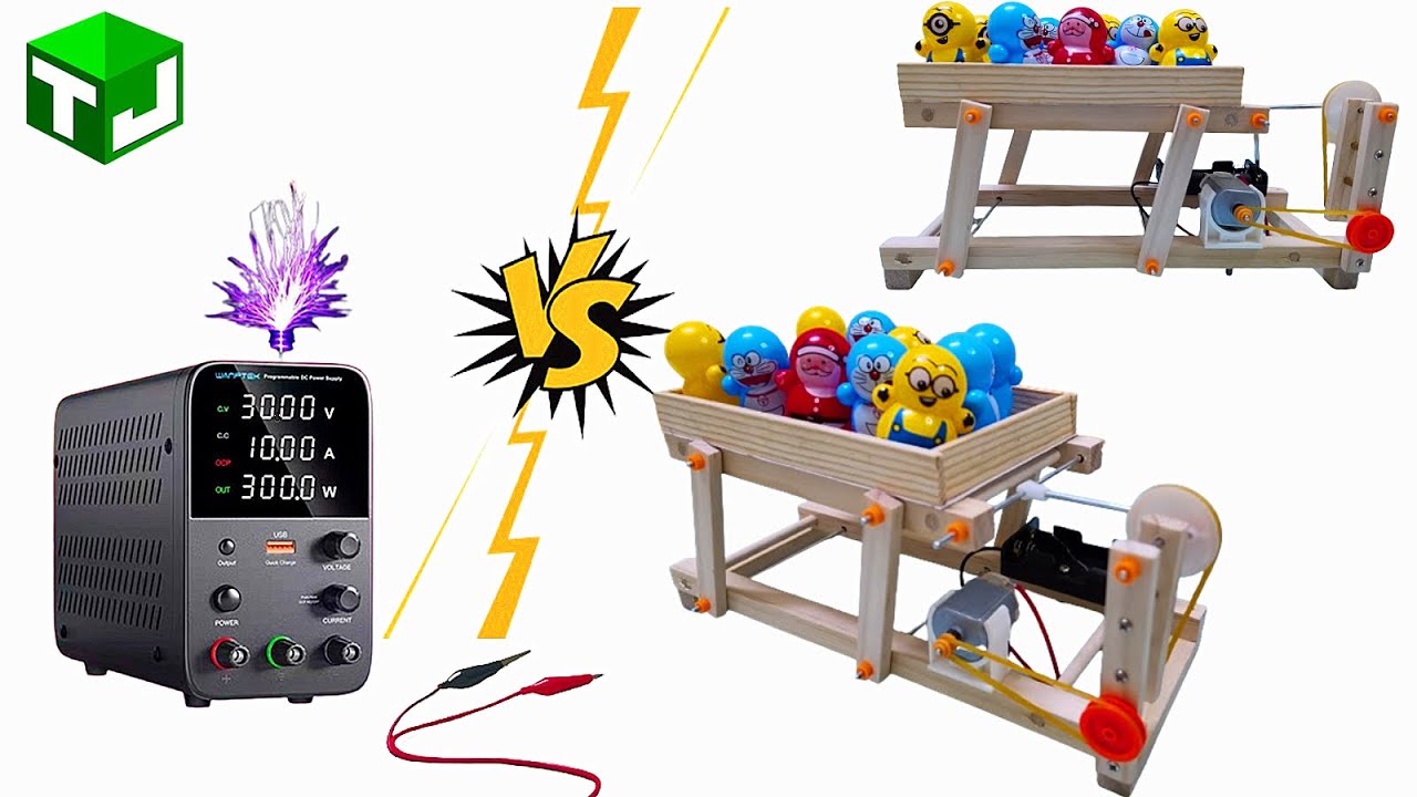 I Applied High Voltage to Electric TOYS | High Voltage VS Fun shock ...