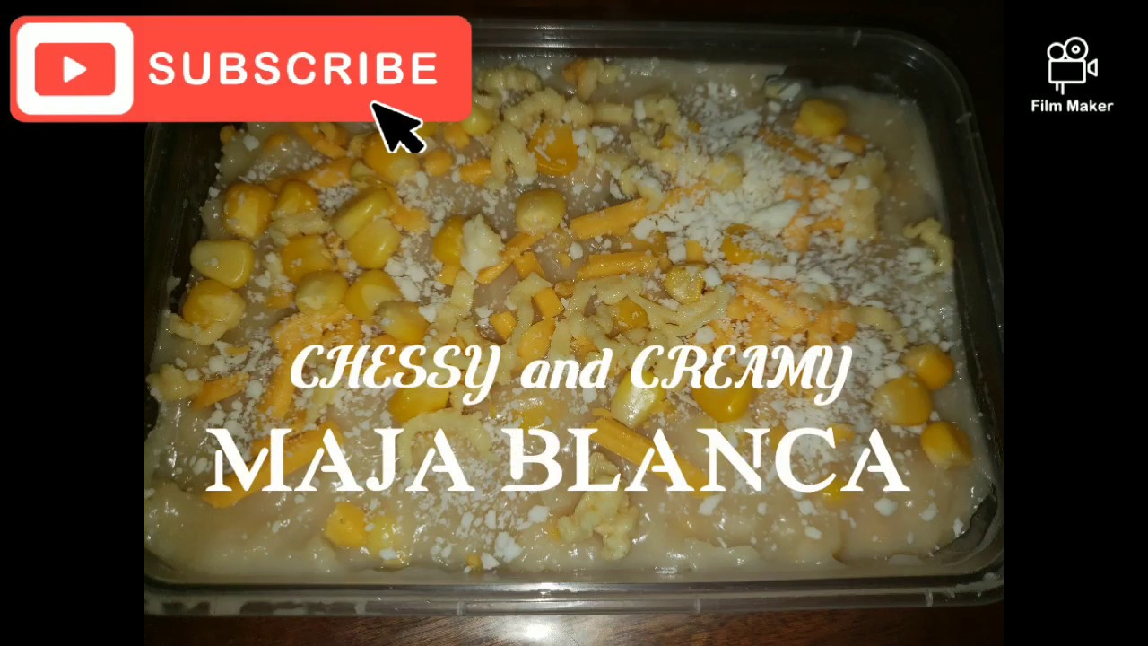 How to make a CREAMY and CHEESY MAJA BLANCA|Taste of Pinay|Pang negosyo ...