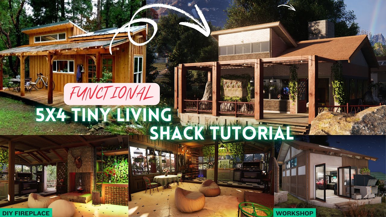 ASMR Functional Tiny Living Shack Tutorial | Once Human - YouTube