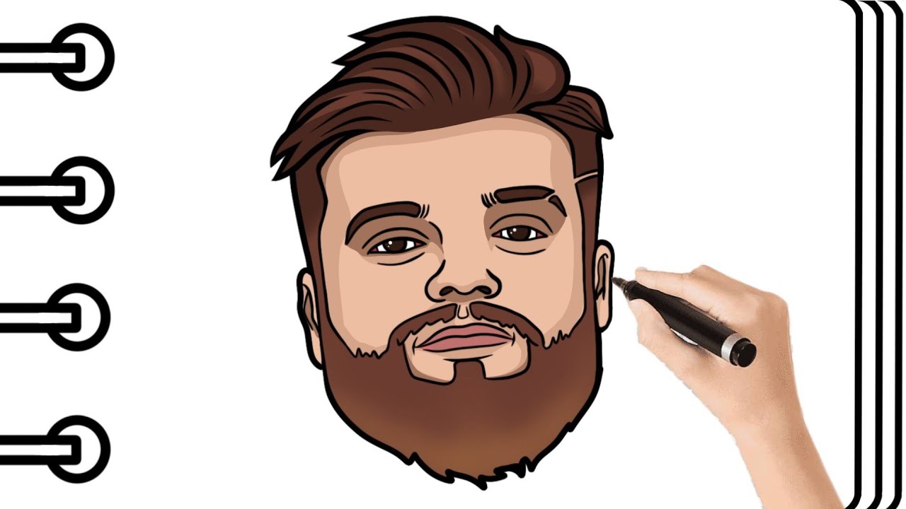 Como Dibujar a IBAI LLANOS Paso a Paso | Mapi Art TV - YouTube