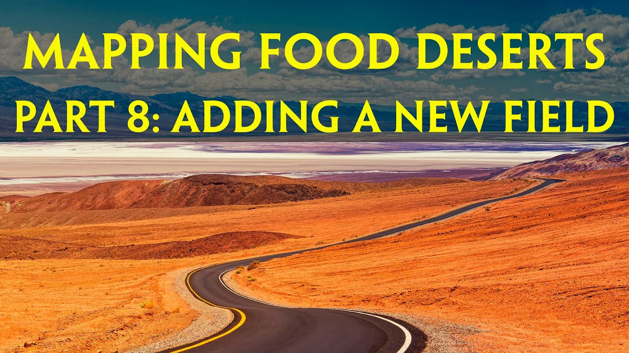 Mapping Food Deserts Part 8 - YouTube