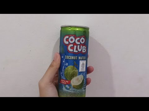 Review minuman baru Coco Club Coconut Water (Ukuran 250ml Harga Rp 6. ...