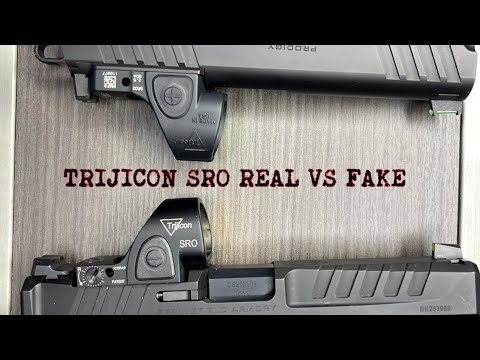 Trijicon SRO Real vs Fake - YouTube