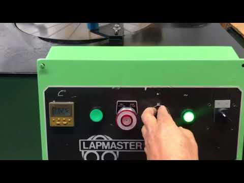 Lapmaster 24 open face lapping machine - YouTube