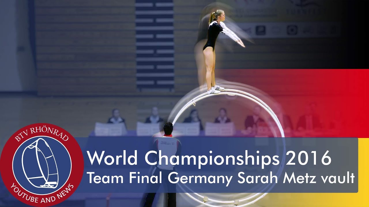 Weltmeisterschaften in Rhönradturnen 2016 Team Finale Deutschland Sarah ...
