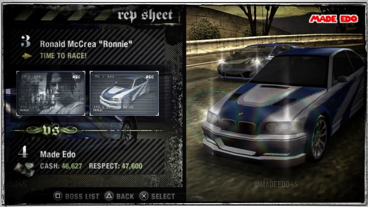 Need For Speed Most Wanted 5-1-0 | Blacklist #03 Ronald McCrea "Ronnie ...