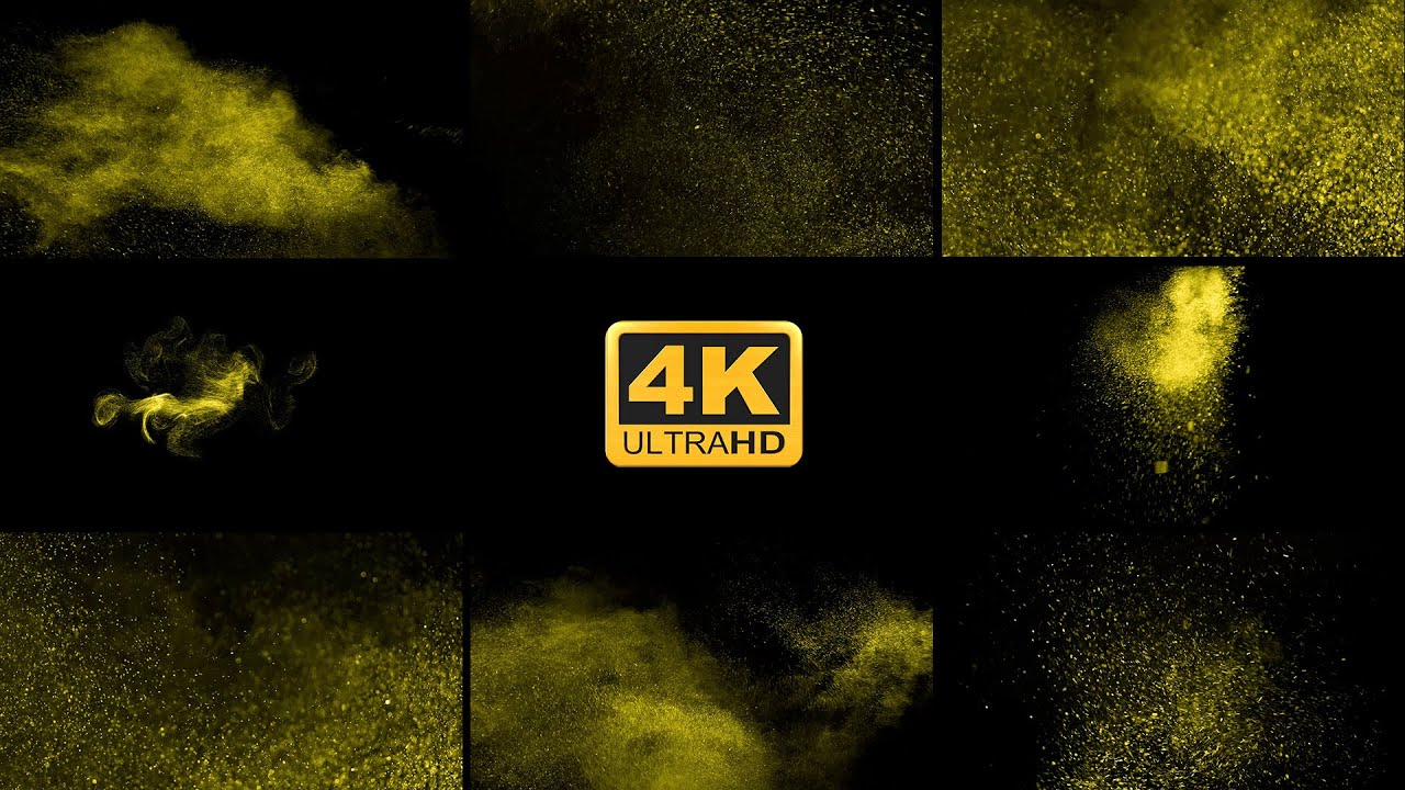 Golden particles background 4k - YouTube