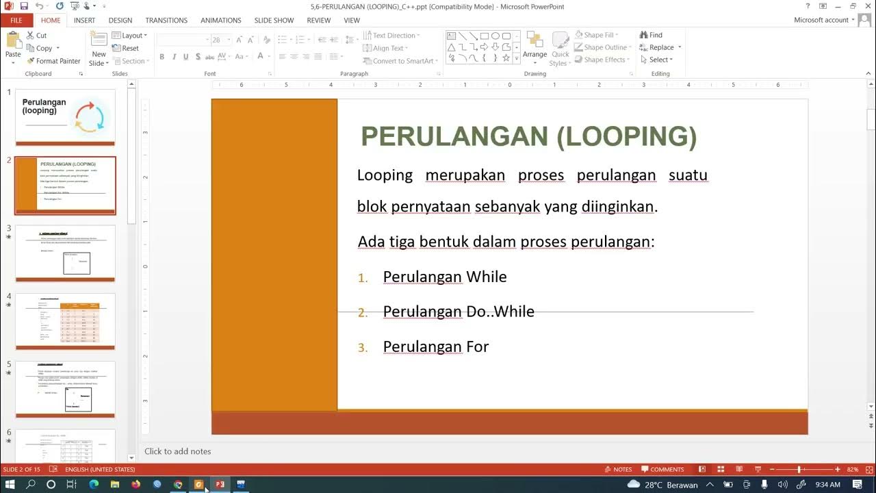 Perulangan menggnakan C++ (while, do..while, for) - YouTube
