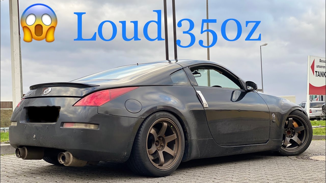 Loud Nissan 350Z On Autobahn Germany #reving #japcars #fastcars #fun ...