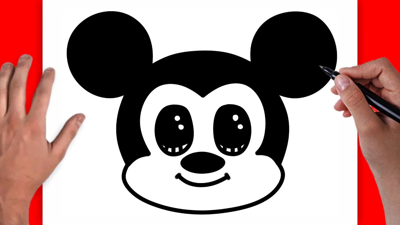 HOW TO DRAW MICKEY KAWAII | DRAWING STEP BY STEP - YouTube