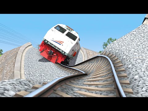 Rel nya Keriting Kereta nya Jadi Goyang Begini