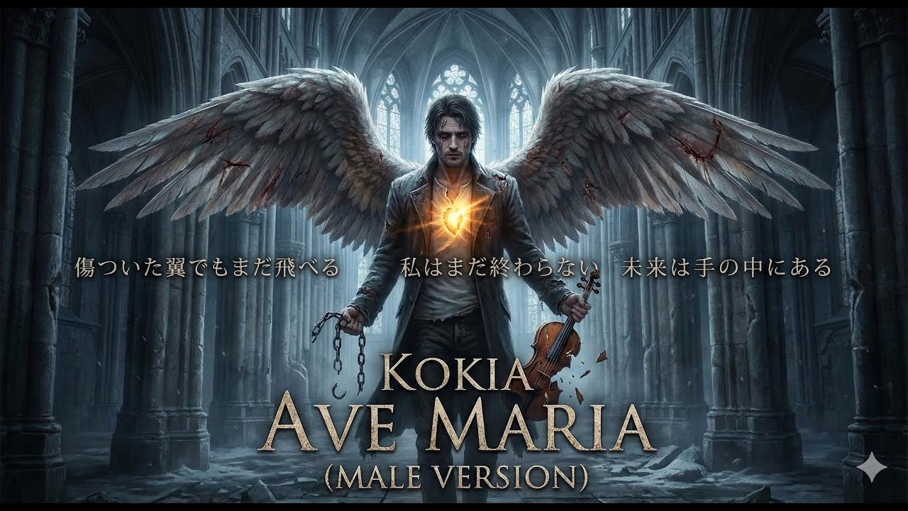 Kokia Ave Maria Caccini (Fan-made lyric male version) - YouTube