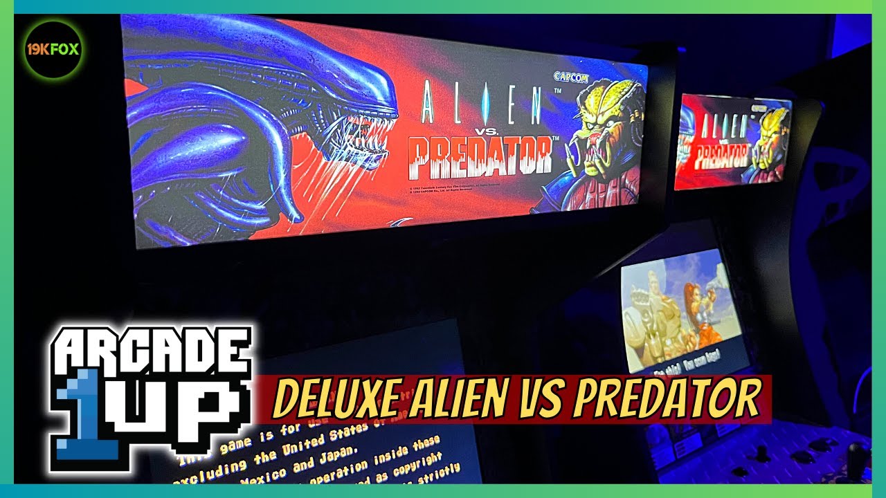 Arcade1up Deluxe Alien Vs Predator - YouTube