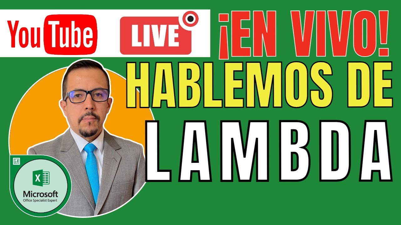 🔴 ¡EL INGE FRANCISCO EN VIVO! Como usar la función LAMBDA para crear ...