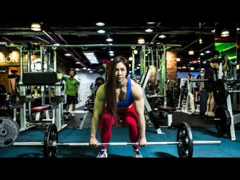 YEON WOO JHI - hulk girl workout - Barbie- muscle training from Korea ...