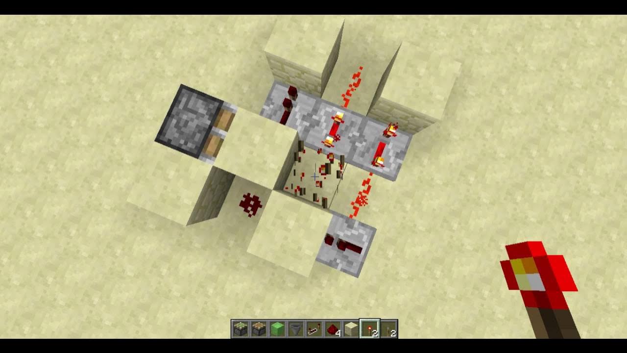 Minecraft - Redstone - 60 Seconds 1~4-tick Toggleable Clock - YouTube