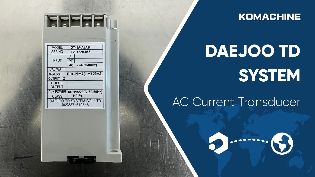 DAEJOO TD SYSTEM / AC Current Transducer (DT–1A–A8AB) / INV-04445 - YouTube