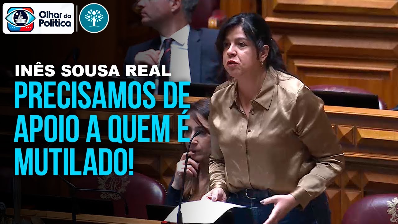 APOIOS PARA QUEM É MUTILADO - Inês Sousa Real (PAN) - YouTube