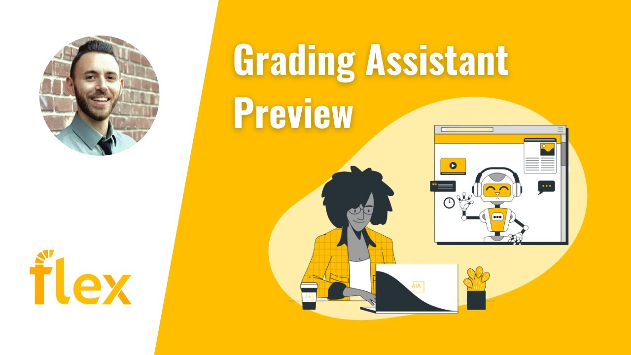 Grading Assistant Preview with Flex the Higher Education Virtual Teaching Assistant - YouTube