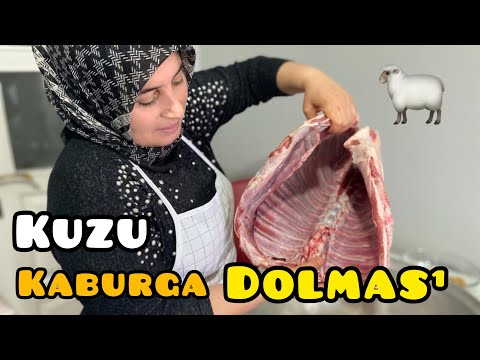 🐑 KABURGA DOLMASINI HİÇ BÖYLE DENEDİNİZ Mİ⁉️ BAYILACAKSINIZ 💯PAMUK GİBİ KUZU ETİ🌟#kuzu#kaburga#