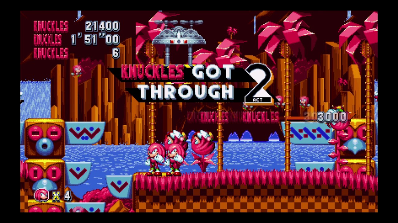 Sonic Mania Knuckles Mania And Knuckles/Mecha Sonic Boss Battle - YouTube