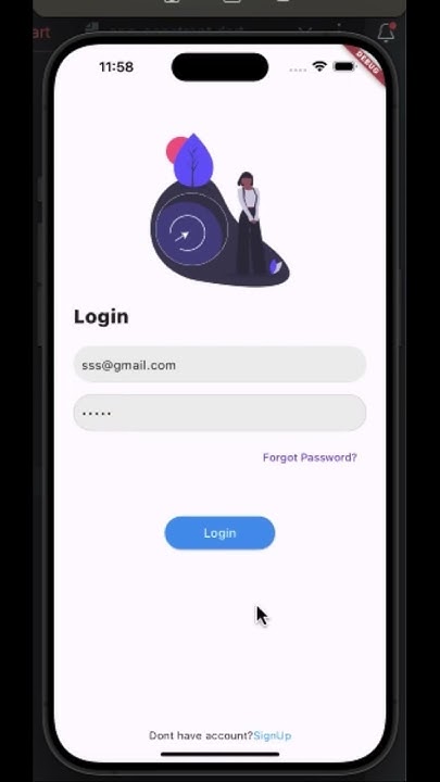 Flutter login screen design #flutter #login #loginform #android #ios # ...