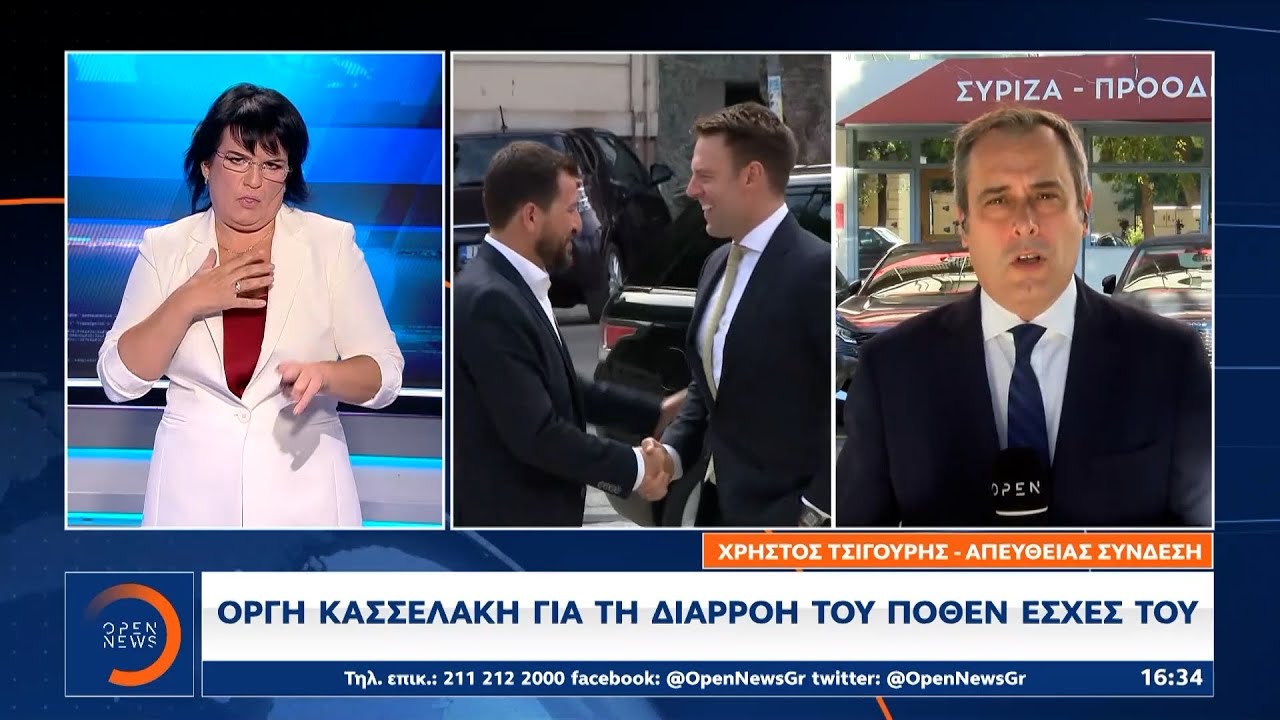 Ραγδαίες εξελίξεις στο ΣΥΡΙΖΑ – Οργή Κασσελάκη για τη διαρροή του πόθεν έσχες του | Ethnos - YouTube