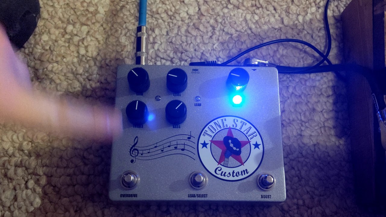 RFO Electronics "Tone Star Custom" elMo OD/Boost Guitar Pedal [Stevie ...