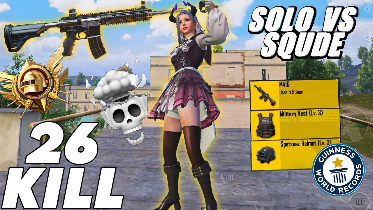 SOLO VS SQUDE || 26 KILL BEST FIGHT BGMI GAMEPLAY || RK kING 🔥 - YouTube