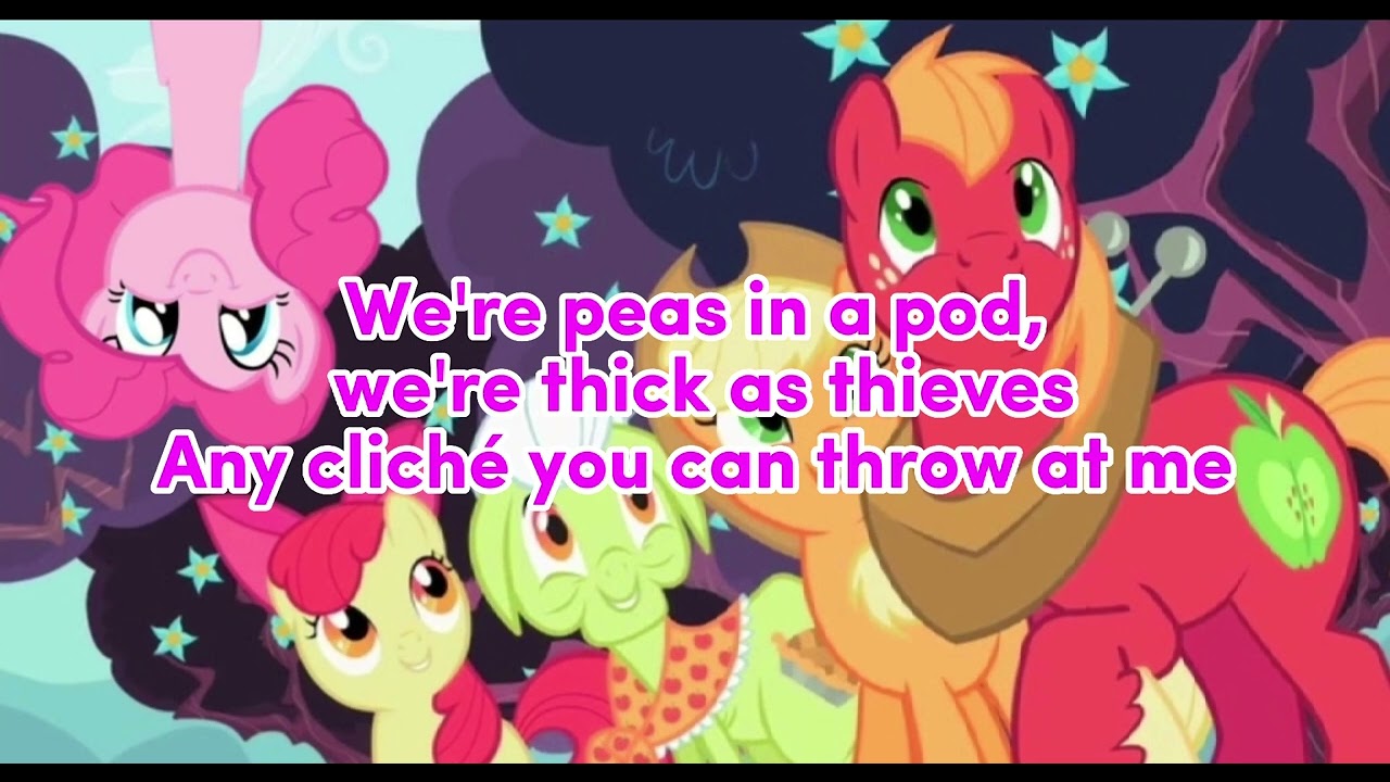 Apples to the core (my little pony) lyrics - YouTube