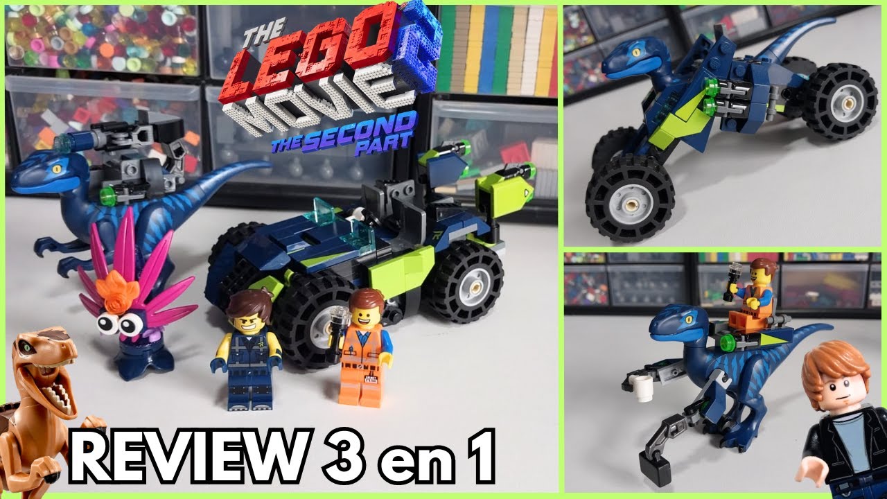 EL MEJOR SET DE LEGO THE MOVIE 2 - LEGO Rex´s Rex-treme Offroader set ...