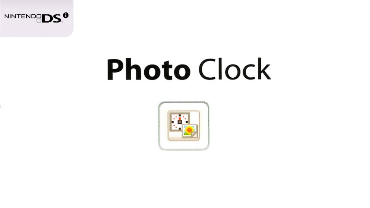 Photo Clock (DSiWare Preview) - YouTube