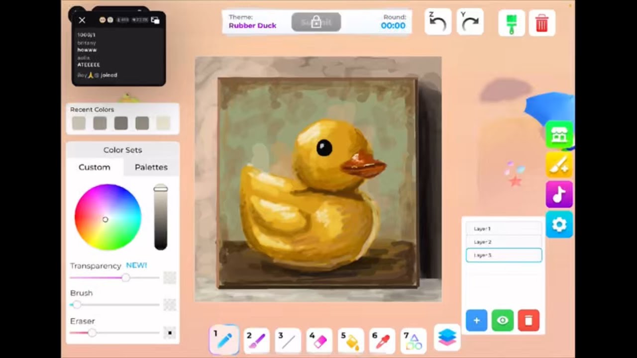 ROBLOX | SPEED DRAW | DRAWING REALISTIC RUBBER DUCK PAINTING in 10 ...