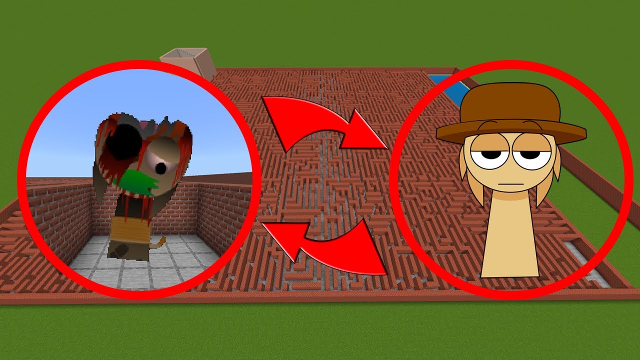 I Summon Incredibox Sprunki ALL TUNNER PHASE in Maze Gmod Minecraft ...