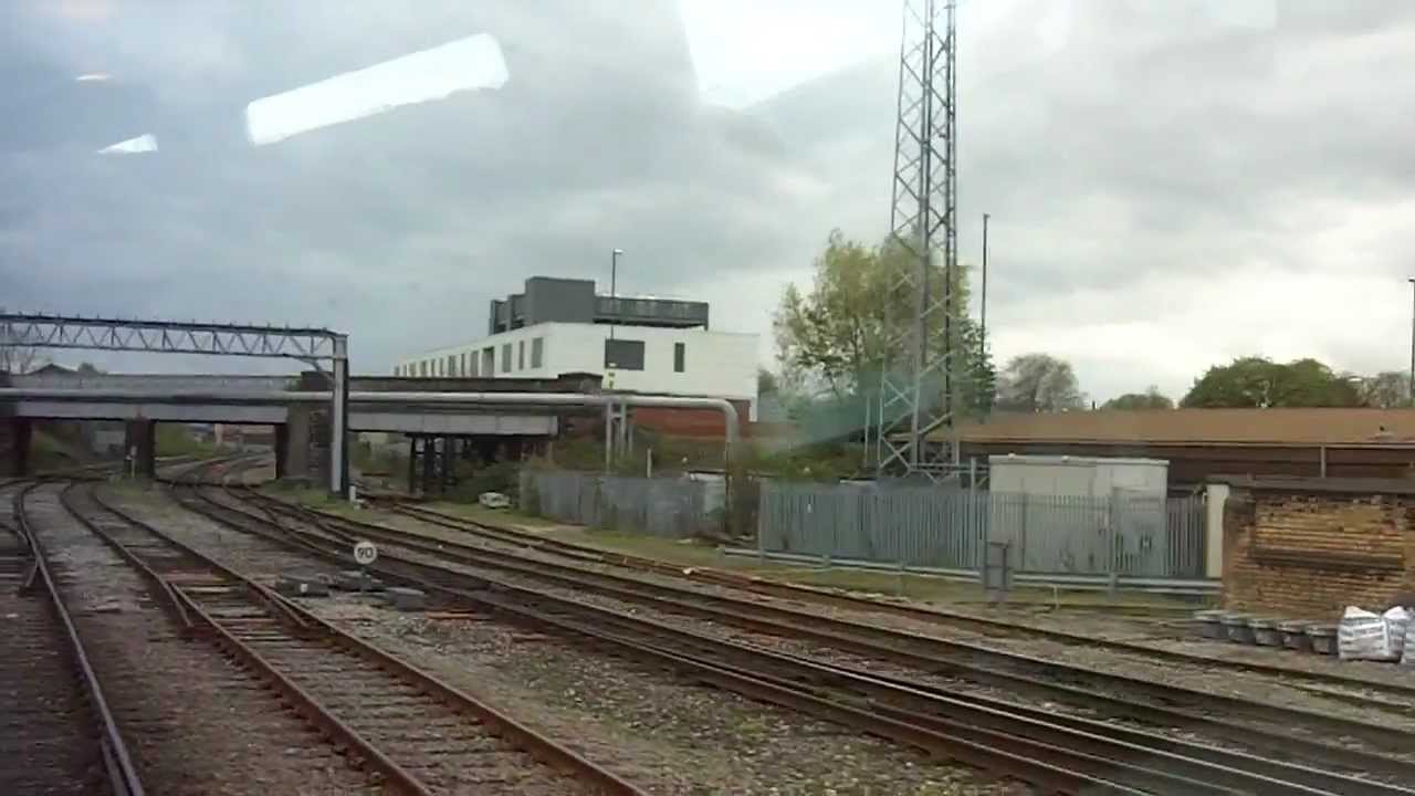 Derby Station - departure southbound onboard - YouTube