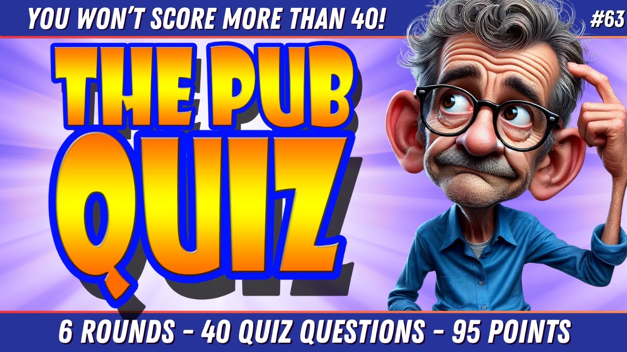 Can You Answer These 40 Epic TRIVIA NIGHT PUB QUIZ Questions? - YouTube