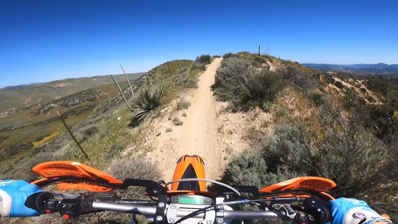 Riding Black Diamond Gorman Trail at Hungry Valley - YouTube