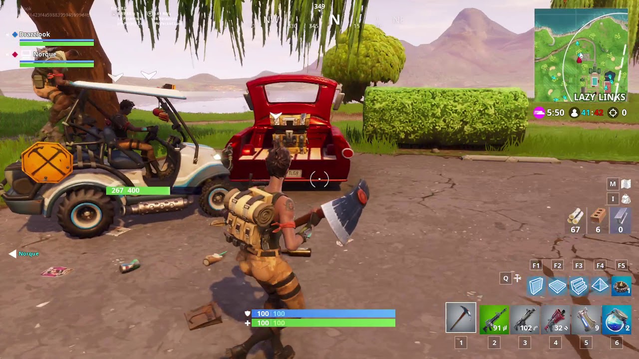 Fortnite E11 Playstation 4 pro Gameplay HD - YouTube