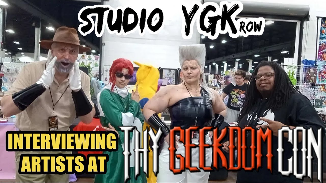 Interviewing Artists at Thy Geekdom! - YouTube