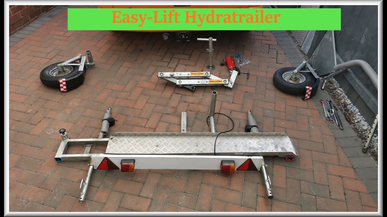 Easy Lift Hydratrail Motorcycle transverse Trailer - MIX - YouTube