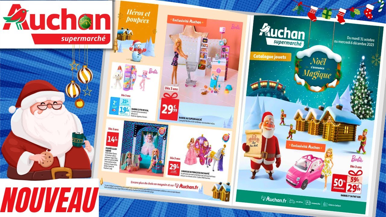 catalogue AUCHAN SUPERMARCHÉ du 31 oct. au 6 déc. 2023 💝💛 CATALOGUE ...