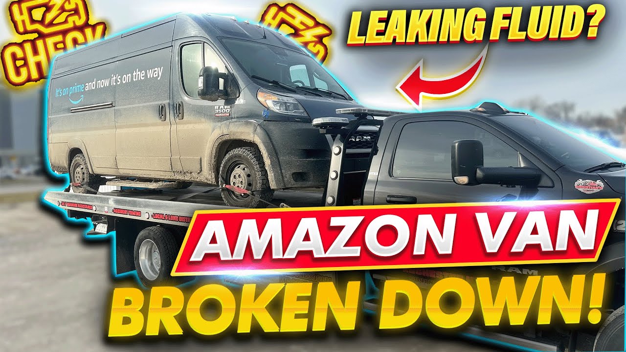 Amazon Van BROKE DOWN!! | Day In The Life Of a Tow Truck Operator Ep 12 ...