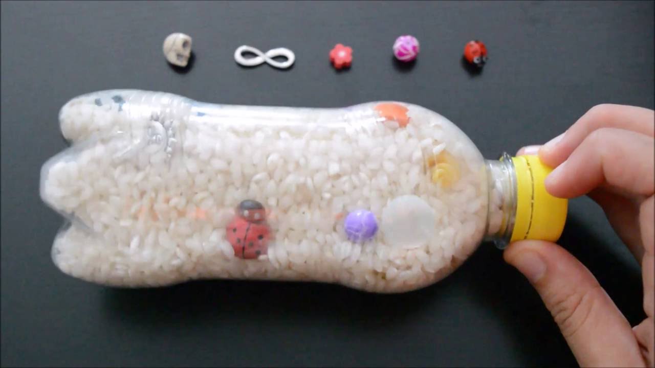 Botella sensorial musical y de los tesoros - YouTube