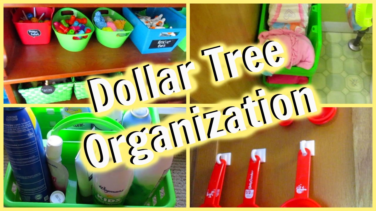 Dollar Tree Organization! - YouTube