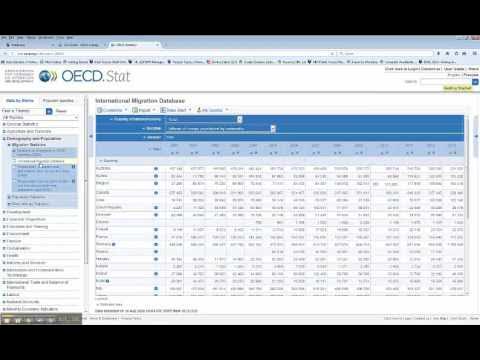 Extracting Data from the OECD Database - YouTube
