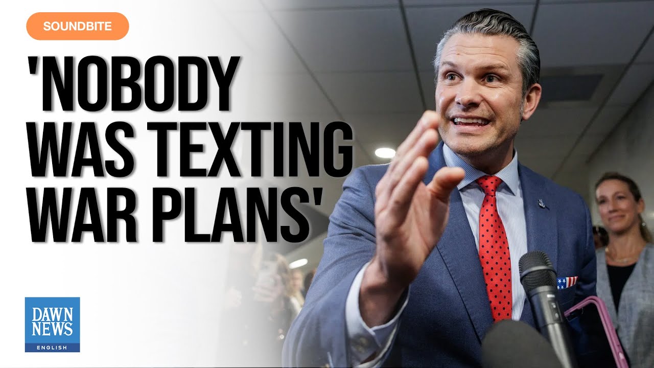 'Nobody Was Texting War Plans', Says Hegseth In Response To The ...